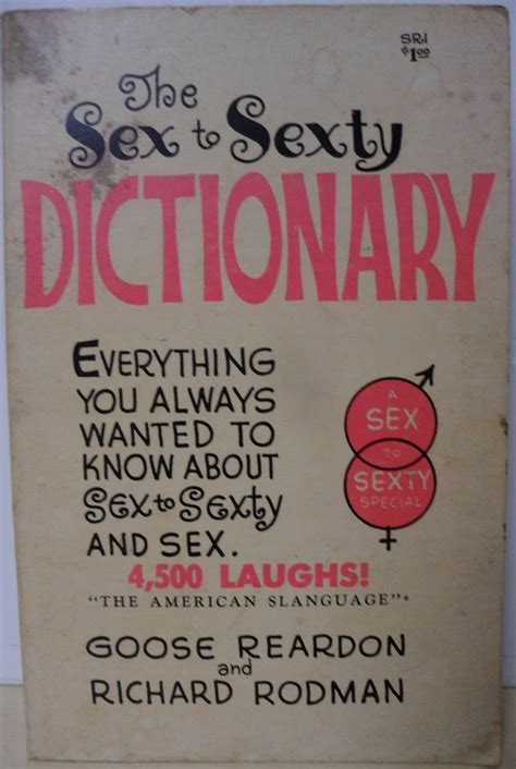 The Sex To Sexty Dictionary Everything You Always Wanted To Know About Sex To Sexty And Sex