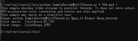 SampleDecodeMultiThread Py Not Work In Win10 Issue 275 NVIDIA VideoProcessingFramework GitHub