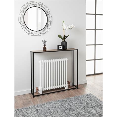 Rustic Radiator Console Table Dylex