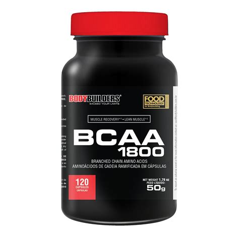 Bcaa 1800 Bodybuilders 120 Cáps Em Promoção No Oferta Esperta
