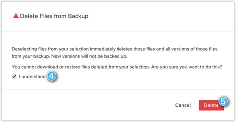 Delete Files From Your Backup Archive CrashPlan Help Center