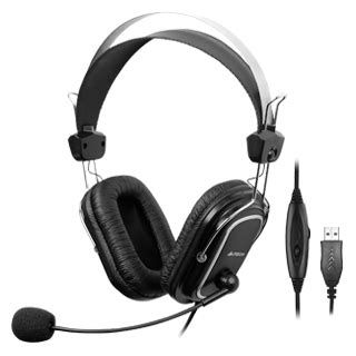 A Tech ComfortFit Stereo USB Headset Headphone HU