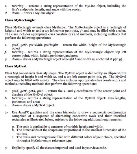 1 A Create A Hierarchy Of Java Classes As Follows Chegg Com