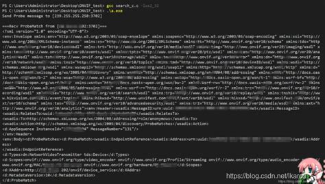 Onvif 设备发现（网络摄像头）——实例笔记python使用wsdiscovery实现发现局域网内支持onvif协议的摄像头和nvr Csdn博客