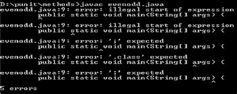 Even Or Odd Number Using Methods In Java Stack Overflow