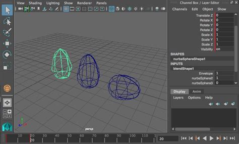 Workshop Blend Shapes Set Driven Keys And Skin Weights Computer Animation Storytelling