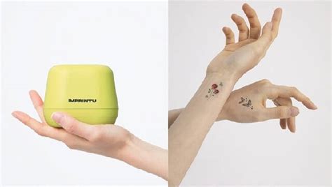 Lg анонсировал портативный принтер для временных татуировок