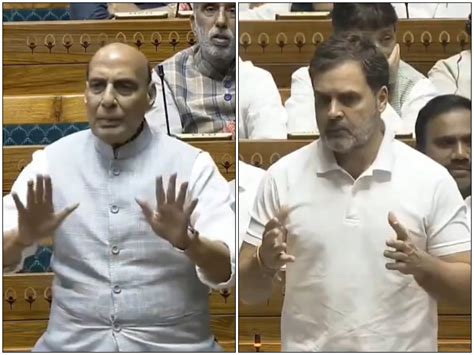 Did Rahul Lie On Agniveer Rajnath Rebuts ‘use And Throw Labourer Charge Says ‘dont Mislead