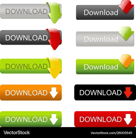 Set Web Elements Royalty Free Vector Image Vectorstock