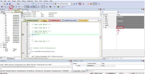 Debugging Why Doesnt The Stm32f0 Go To The Interrupt Routine In