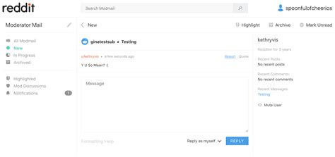 Reporting Via Modmail R Modnews