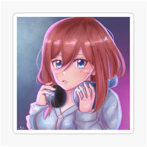 Miku Nakano Sticker For Sale By Artpallets Redbubble
