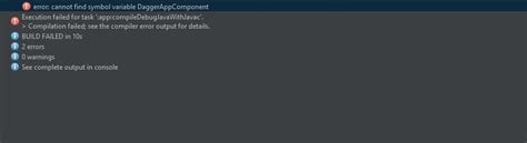 Android Unable To Resolve Daggerappcomponent Stack Overflow