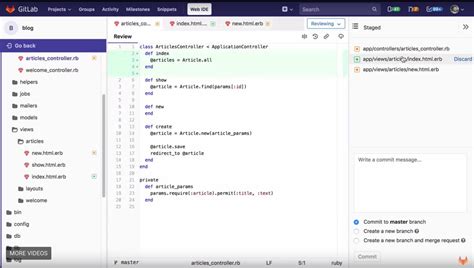 GitLab Web IDE Goes GA And Open Source In GitLab