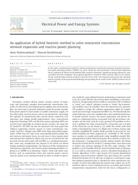 Pdf An Application Of Hybrid Heuristic Method To Solve Concurrent