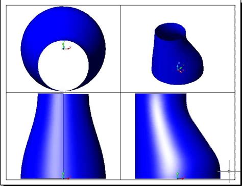 Eccentric Reducer Difficulties Autocad 3d Modelling And Rendering Autocad Forums