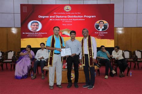 Iitm Convocation Datascience Achievement Networking Growth Visist Tallam 15 Comments