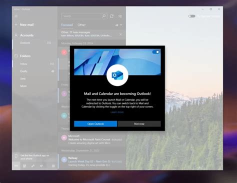 Microsoft принудительно обновляет приложение Mail до нового веб приложения Outlook в Windows 11