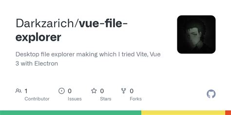 GitHub Darkzarich Vue File Explorer Desktop File Explorer Making Which I Tried Vite Vue 3