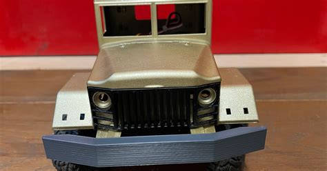 Wpl B16 Front Bumper By Thijs Download Free Stl Model