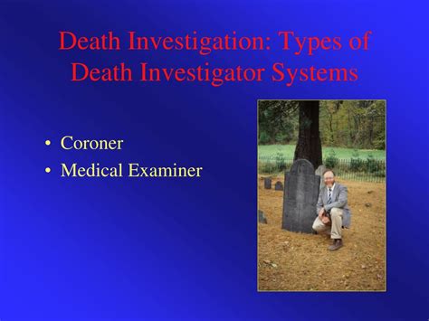 Ppt The Vermont Medical Examiner System Powerpoint Presentation Free