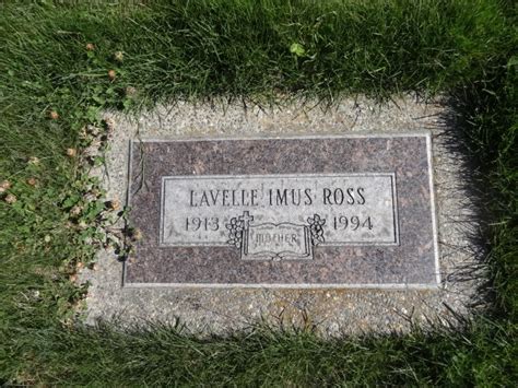 Lavelle Genevieve Imus Ross 1913 1994 Homenaje De Find A Grave