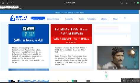 5 Best Command Line Web Browsers For Linux