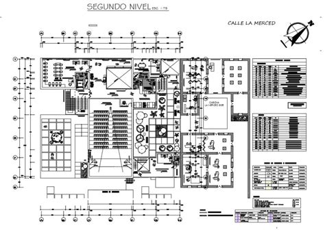 Plan Detail Of Office Building With Furniture Unit Layout File In Dwg