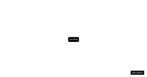 React Modal Codesandbox