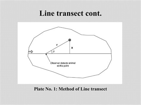 population counting method line transect point count mark and
