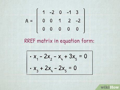 How To Find The Null Space Of A Matrix 5 Steps With Pictures