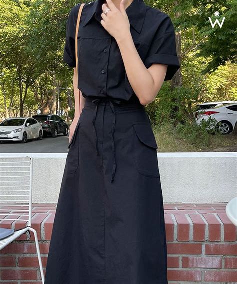 포스티 라운드넥 카라 집업 반팔 자켓 롱 스커트 셋업 Wibbop003