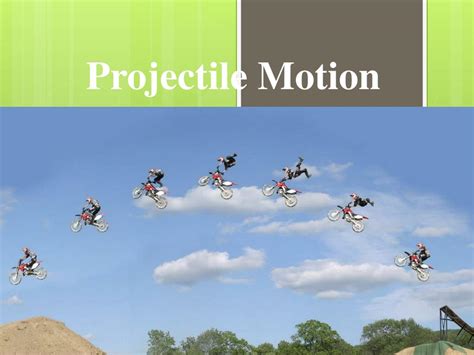 PPT Projectile Motion PowerPoint Presentation Free Download ID