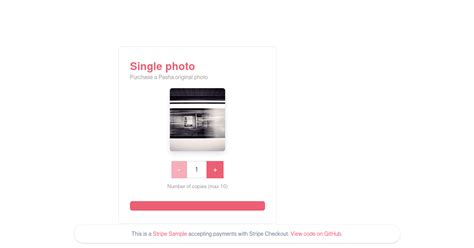Stripe Examples CodeSandbox