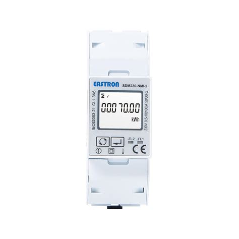 Sdm230 Nmi 2 Dual Rs485 Din Rail Single Phase Multi Function Solar Pv Zero Export Meter With