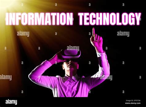 conceptual display information technology business showcase use