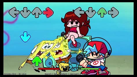 Fnf Spong Mod Full Week Hard Youtube