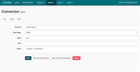Hadoop How To Set The Yarn Queue When Submitting A Spark Application From The Airflow
