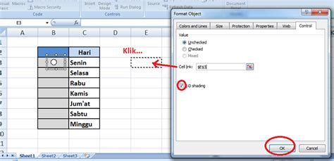 Membuat Tombol Form Option Control Di Excel Kusnendar