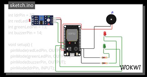 Fire And Smoke Detector Wokwi Esp32 Stm32 Arduino Simulator