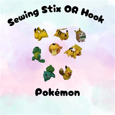 Choose Hook Or Sewing Stix Pokemon Sweetbriecreations