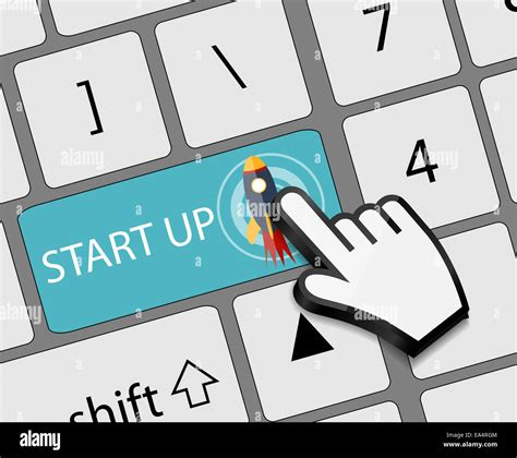 Quick Start Up Flat Concept Vector Illustration Stock Photo Alamy