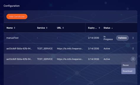 mtls — mtls self service liveperson developer center