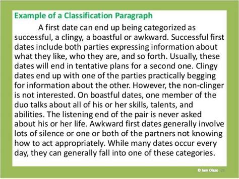 Write A Classification Explanation Enumeration Or Time Order Paragraph Choose Only One Text Type