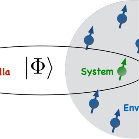 Schematic Diagram Of System Qubit And Ancilla Qubit Sharing A Download Scientific Diagram