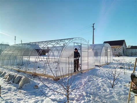 Теплица из поликарбоната Земледелец 5*20м
