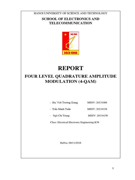 4 qam report pdf modulation physical layer protocols