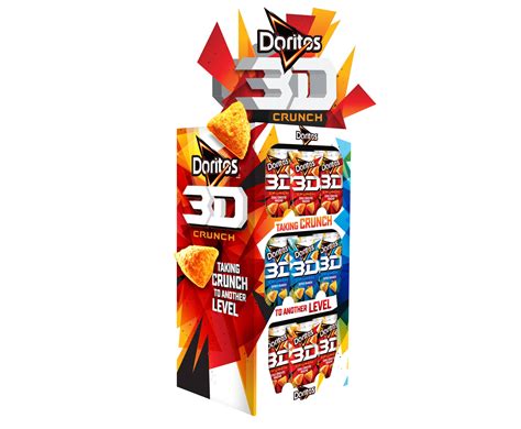 Doritos 3d Crunch New Chili Cheese Nacho And Spicy Ranch Flavors