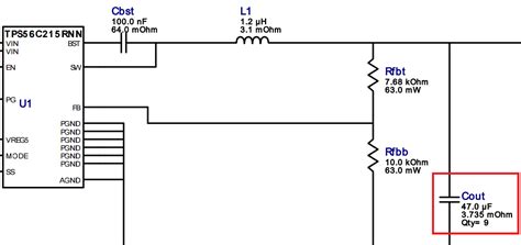 Webenchtps56c215 Tps56c215 Output Cap Issue Simulation Hardware And System Design Tools Forum