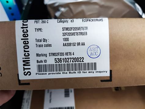 STM32F205VET6TR ARM Microcontrollers MCU High Performance ARM Cortex M3 MCU Tomark